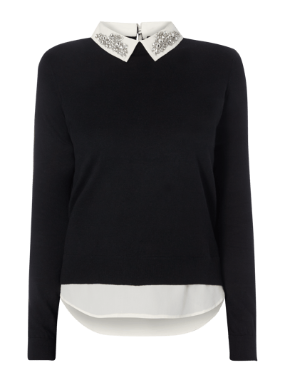 Ted Baker Pullover im Double-Layer-Look (black) online kaufen