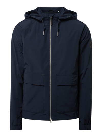 Marc O'Polo Denim Jacke mit abnehmbarer Kapuze (dunkelblau) online kaufen