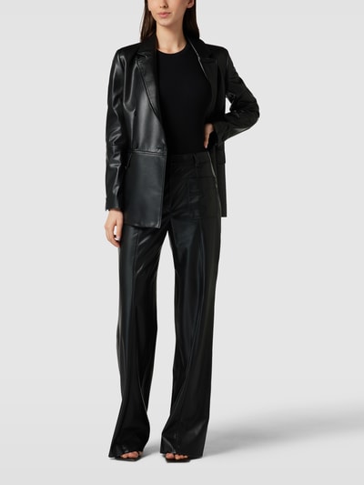 HUGO Hose in Leder-Optik Modell 'Hulara' (black) online kaufen