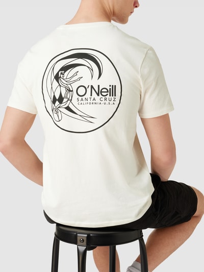 ONeill T-Shirt mit Label-Print Modell 'Circle' (offwhite) online kaufen