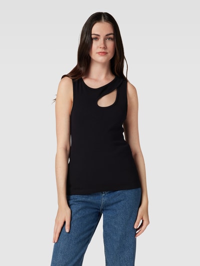Blanche Top met cut-out, model 'LAGUNA' in zwart online kopen | P&C