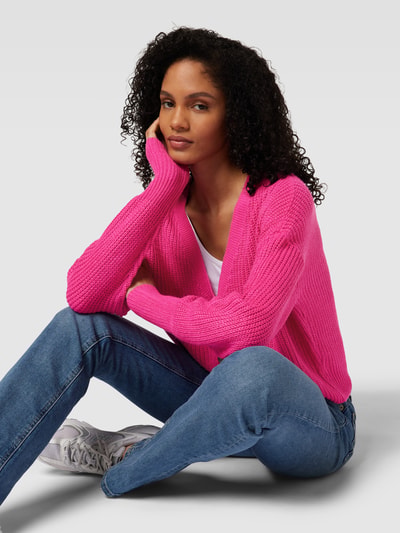 Vero Moda Cardigan mit V-Ausschnitt Modell 'LEA' (pink) online kaufen