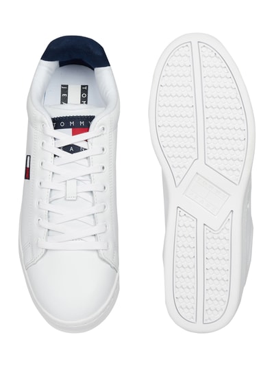 Tommy Jeans Sneaker aus Leder Modell Capsole Heritage weiss online kaufen