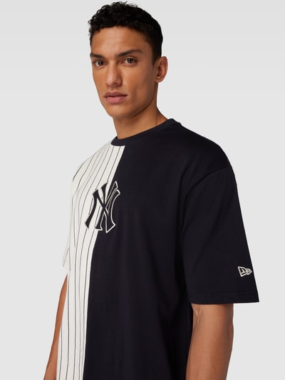 New Era T-Shirt mit Colour-Blocking-Design (dunkelblau) online kaufen