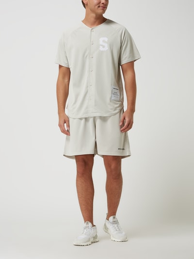 Kup online 9N1M SENSE Koszula rugby z siateczki (jasnoszary)