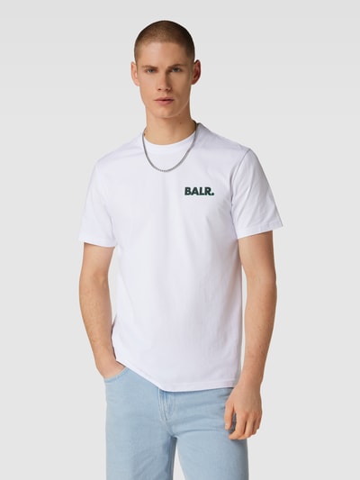 Balr. T-Shirt mit Label-Print Modell 'Success' (weiss) online kaufen
