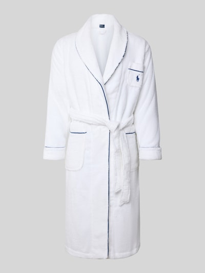 Polo Ralph Lauren Bademantel mit Reverskragen (weiss) online kaufen