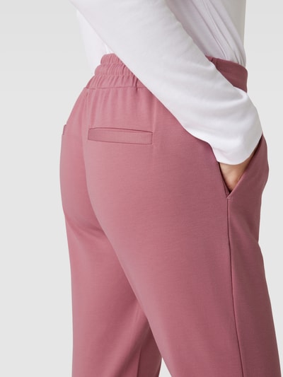 ICHI Stoffhose in verkürzter Passform Modell 'KATE' (altrosa) online kaufen