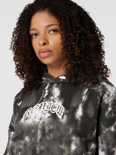 Review Hoodie GRUNGE mit Batikmuster (black) online kaufen
