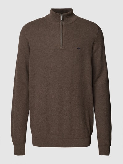 Fynch-Hatton Troyer in Strick-Optik (dunkelbraun) online kaufen