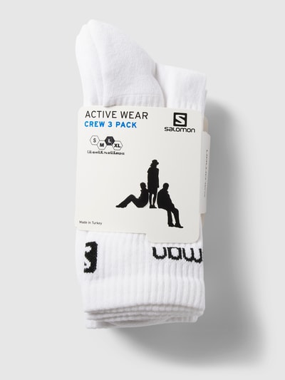 Salomon Socken mit Label-Print im 3er-Pack (weiss) online kaufen