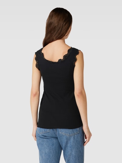 Fransa Top in Ripp-Optik (black) online kaufen