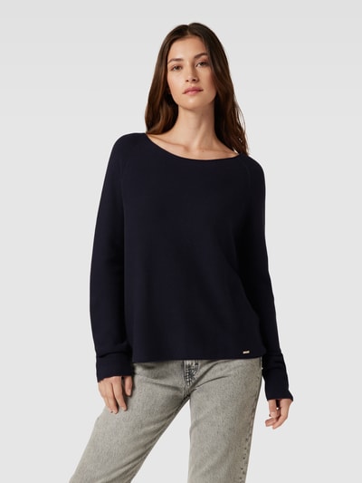 Cinque Strickpullover mit U-Boot-Ausschnitt Modell 'CIELLA' (marine) online kaufen