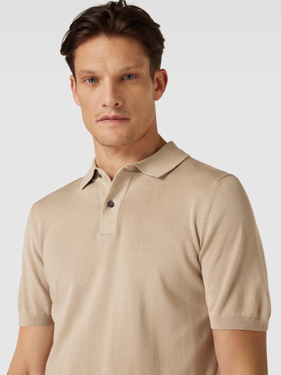 Kup online Roy Robson Koszulka polo w jednolitym kolorze (beżowy)