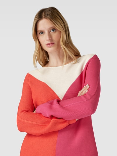 Christian Berg Woman Strickpullover im Colour-Blocking-Design (fuchsia ...