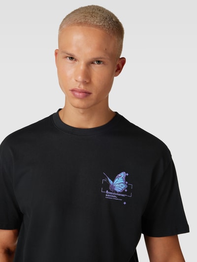 Mister Tee T-Shirt mit Motiv-Print Modell 'GRID HEAD BUTTERFLY OVERS ...