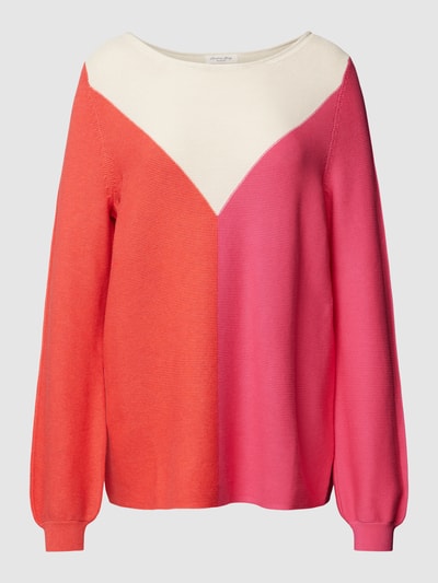 Christian Berg Woman Strickpullover im Colour-Blocking-Design (fuchsia ...