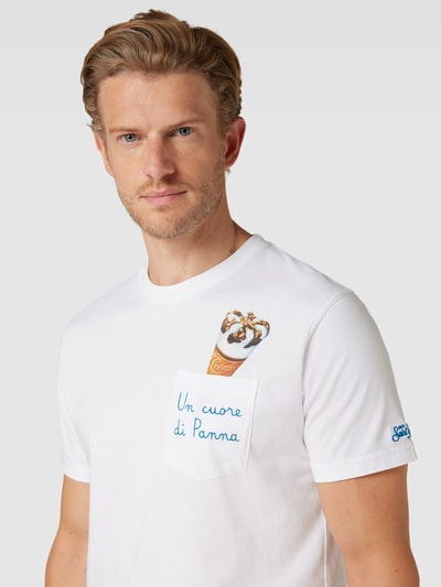 MC2 Saint Barth T-Shirt mit Motiv-Print Modell 'AUSTIN' (weiss) online ...