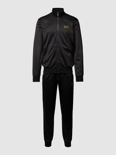 EA7 Emporio Armani Sweatpak met labeldetails in zwart online kopen | P&C