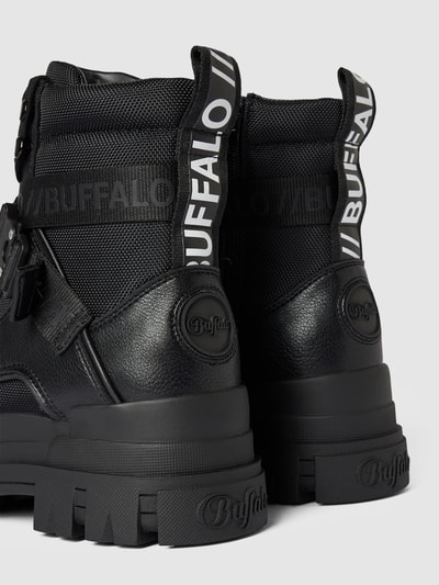 Buffalo Schnürboots mit Zugschlaufe Modell 'ASPHA' (black) online kaufen