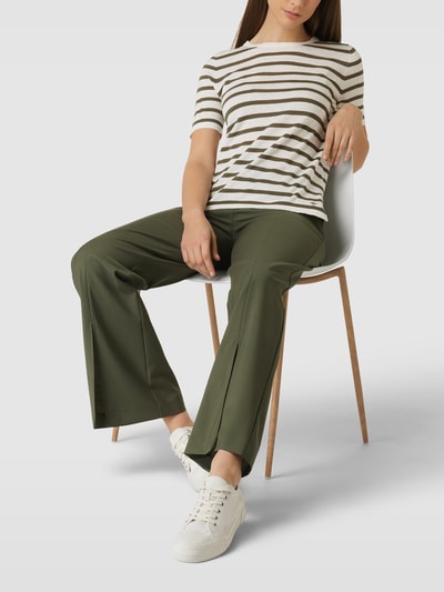 Fynch-Hatton Strickshirt mit Streifenmuster (khaki) online kaufen