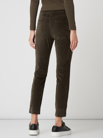 Marc Cain Cargohose aus Samt (oliv) online kaufen