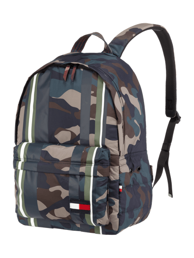 Tommy Hilfiger Rucksack mit Camouflage Muster oliv online kaufen