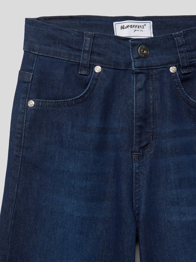 Blue Effect Jeans met labelpatch, model 'NORMAL' in blauw online kopen ...
