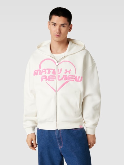 Review X MATW MATW X REVIEW - Oversized Sweatjacke mit Reißverschluss ...