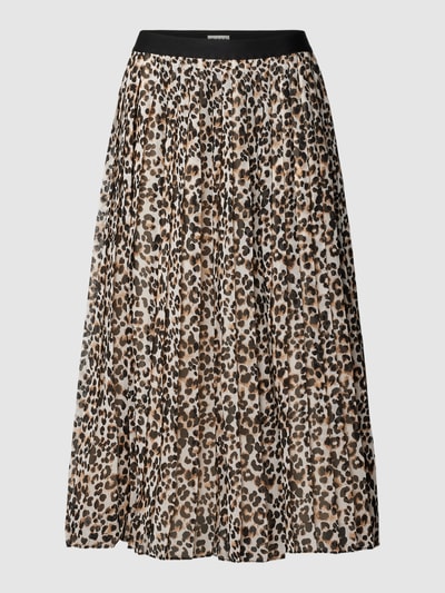 ICHI Rock mit Animal-Muster Modell 'Nalla' (black) online kaufen