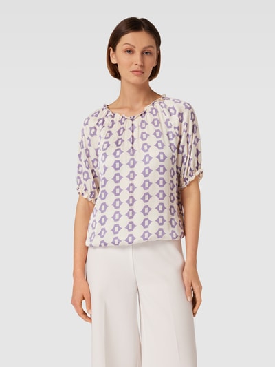 JC Sophie Bluse mit Allover-Muster Modell 'sonnit' (flieder) online kaufen