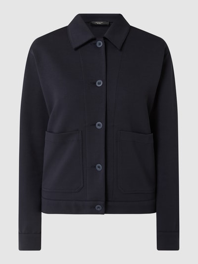 Weekend Max Mara Jack van jersey, model 'Alcano' in marineblauw online ...