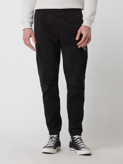 Calvin Klein Jeans Cargohose Mit Stretch Anteil Black Online Kaufen