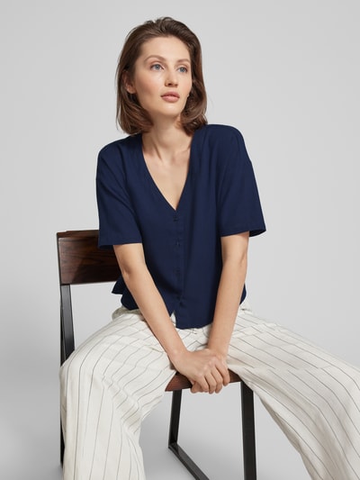 Vero Moda Bluse aus Viskose-Leinen-Mix mit V-Ausschnitt Modell 'JESMILO ...