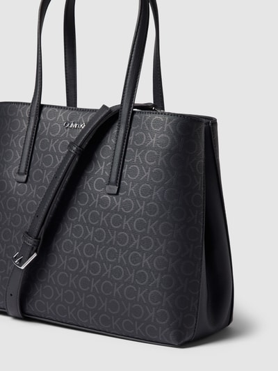 CK Calvin Klein Tote Bag mit Allover-Logo (black) online kaufen