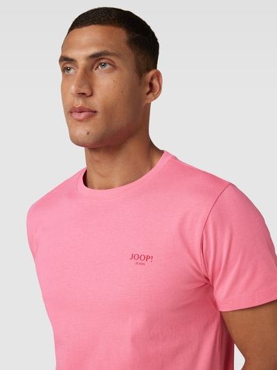 JOOP! Jeans T-Shirt mit Label-Print Modell 'Alphis' (pink) online kaufen
