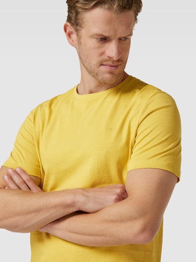 s.Oliver RED LABEL T-Shirt mit Logo-Stitching (gelb) online kaufen