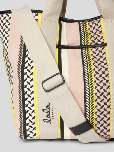 Lala Berlin Tote Bag mit Allover-Muster (gelb) online kaufen