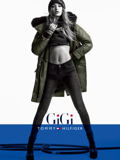 Tommy Hilfiger Leather Heeled Boot Gigi Hadid black online kaufen