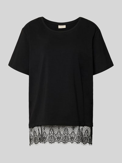 FREE/QUENT T-shirt met kant model 'SURE' in zwart online kopen | P&C