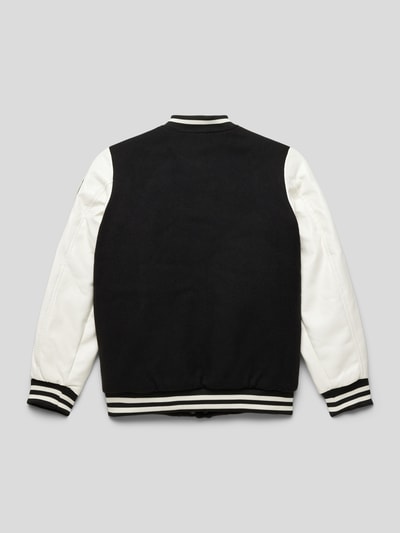 CARS JEANS Collegejack met two-tone-stijl, model 'Aaron' in zwart ...