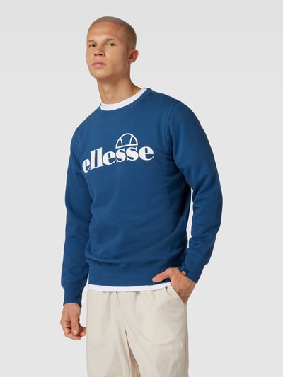 Ellesse Sweatshirt mit Label-Print Modell 'Bootia' (blau) online kaufen