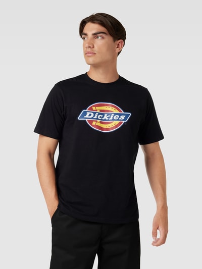 Dickies T-Shirt mit Label-Print Modell 'ICON' (black) online kaufen
