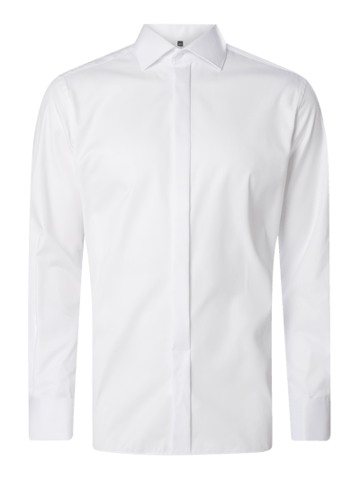 Eterna Comfort Fit Smokinghemd aus Twill (weiss) online kaufen