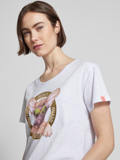 Frieda & Freddies T-Shirt mit Motiv-Print (weiss) online kaufen