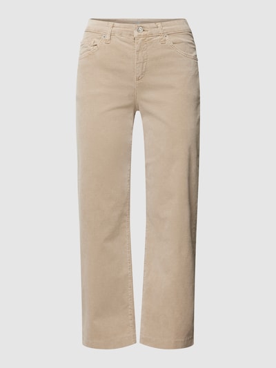 MAC Culotte van corduroy, model 'RICH CULOTTE' in zand online kopen | P&C