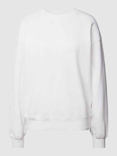 Colorful Standard Oversized Sweatshirt mit gerippten Abschlüssen (weiss ...