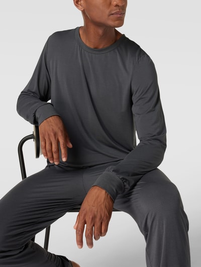 Schiesser Pyjama von SCHIESSER Modell 'Long Life Soft' (dunkelgrau ...