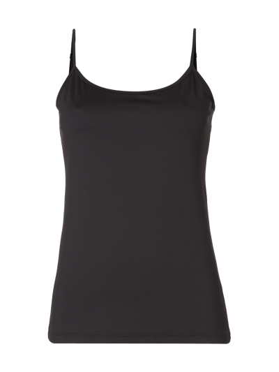 Christian Berg Woman Top Mit Verstellbaren Spaghettiträgern Black