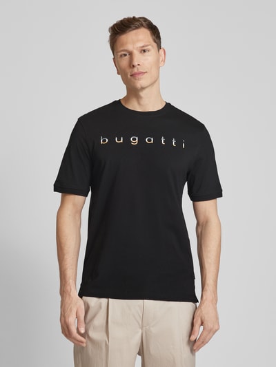 bugatti T-Shirt mit Logo-Print (black) online kaufen
